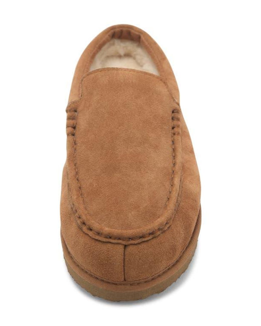 Mango Suede Faux Shearling Lined Clog in Brown for Men | Lyst