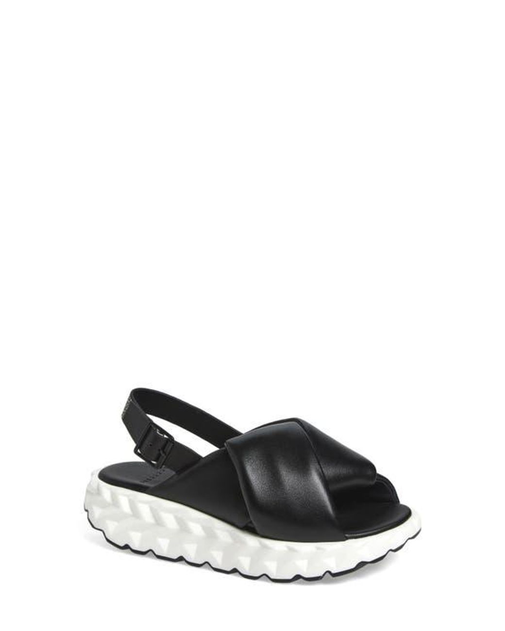 4Ccccees Jabara Coil Slingback Sandal in Black | Lyst