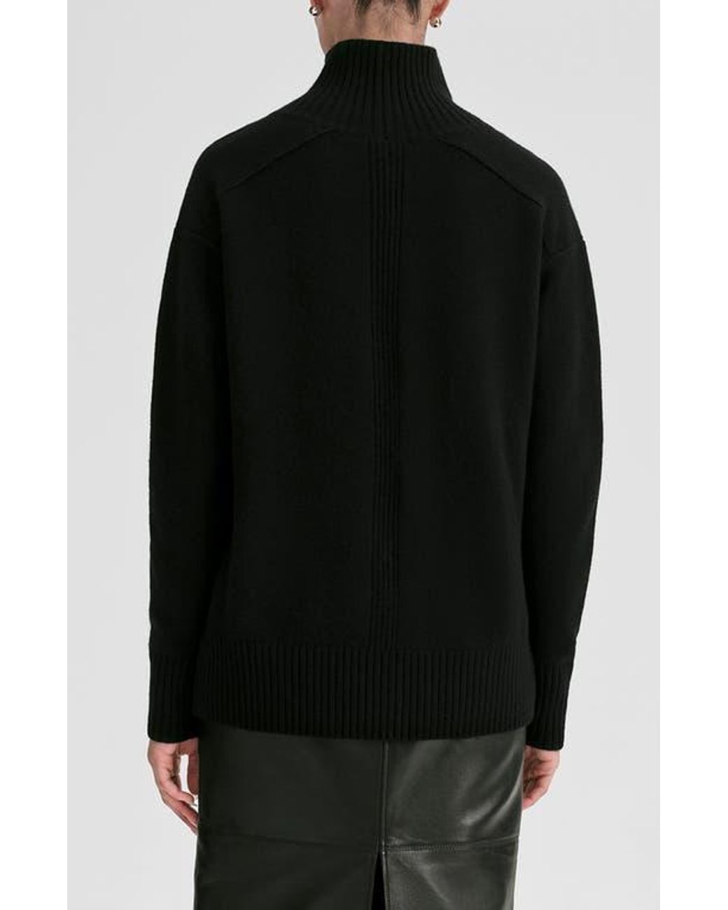 A.L.C. Archie Turtleneck Cashmere Sweater in Black | Lyst