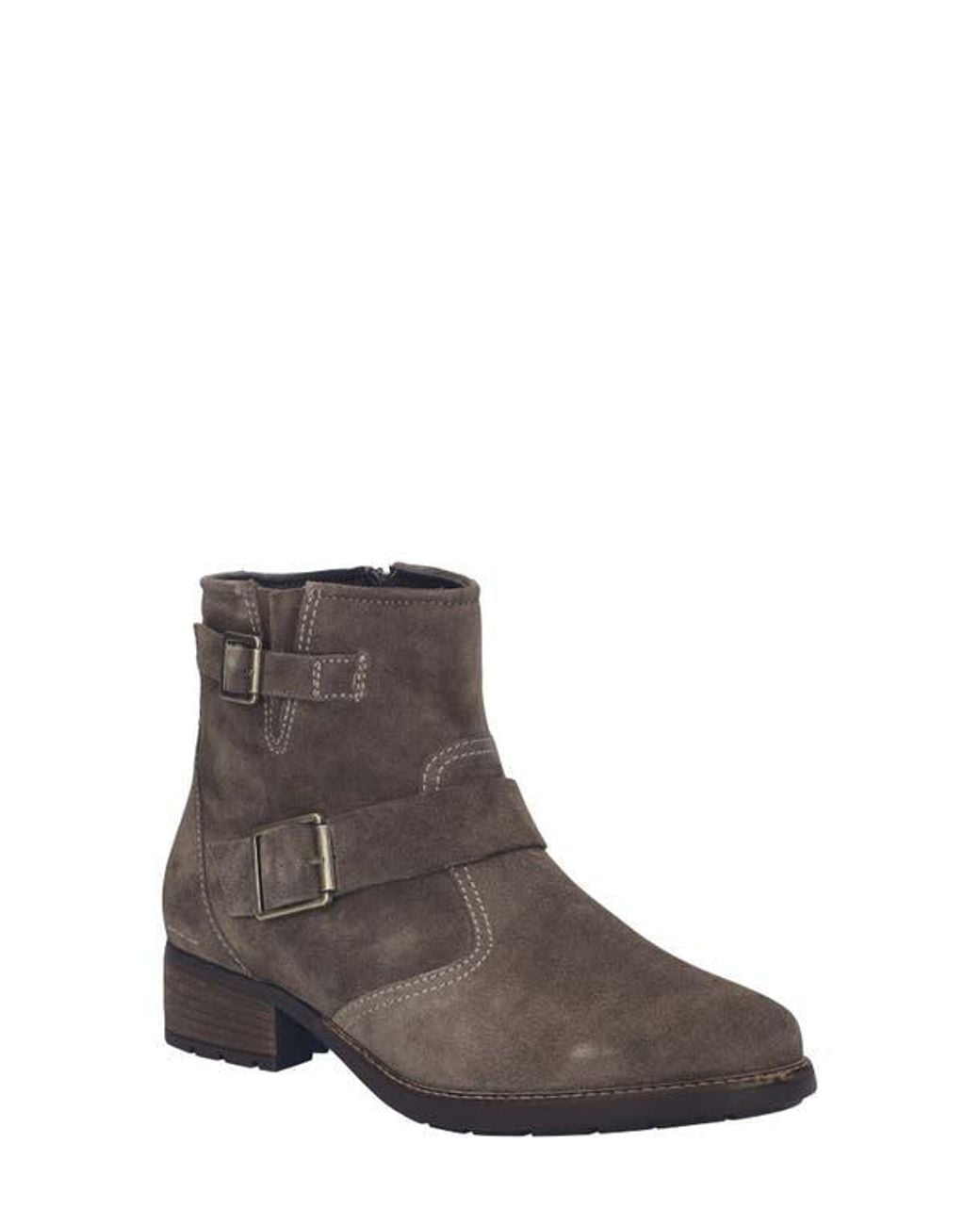 Josef Seibel Kate 51 Moto Bootie in Brown | Lyst