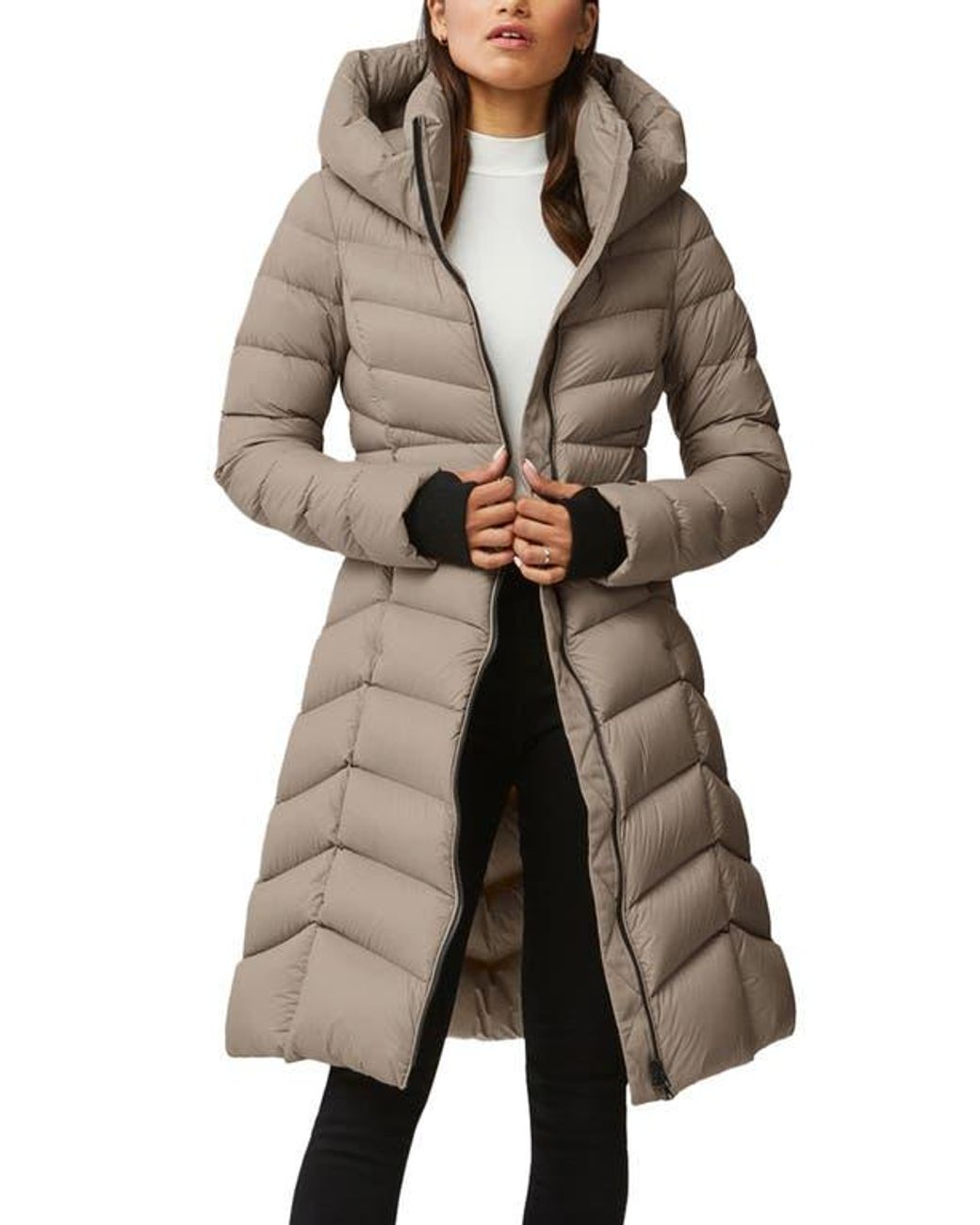 SOIA & KYO Lita Water Repellent 700 Fill Power Down Recycled Nylon ...