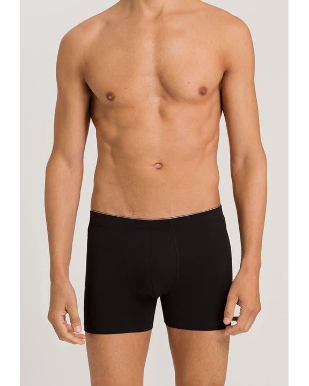 Hanro Cotton Superior Long Leg Boxer Brief in Blue for Men | Lyst