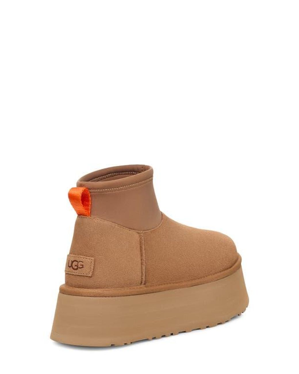 UGG Classic Mini Dipper Platform Boot in Brown | Lyst