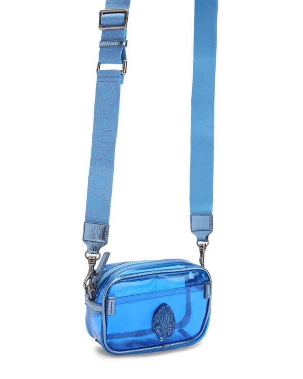 Kurt Geiger Kensington Vinyl Camera Bag in Blue | Lyst