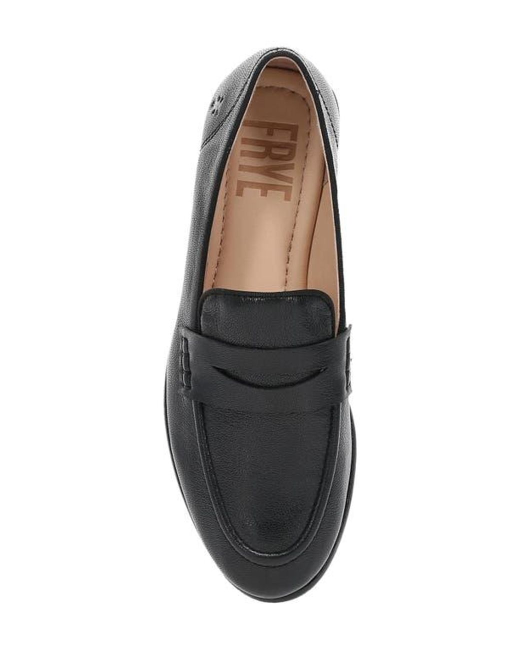 Frye Faith Penny Loafer in Black | Lyst