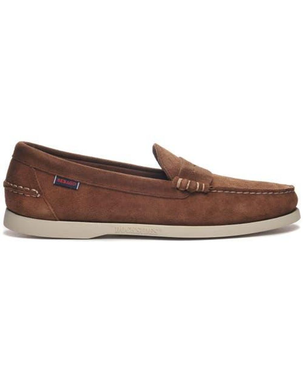 Sebago Dan Roughout Boat Shoes in Brown for Men | Lyst