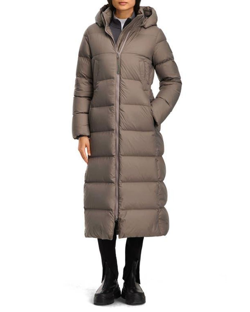 Canada Goose Mystique Tonal Label 750 Fill Power Down Long Puffer Coat ...