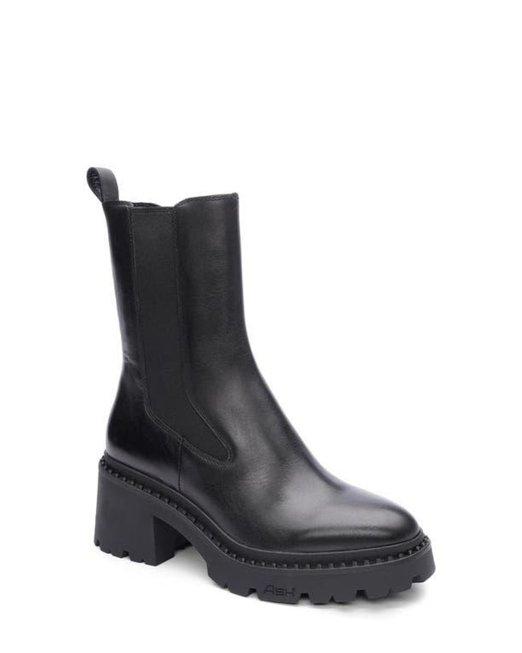 Ash Nico Platform Chelsea Boot in Black | Lyst