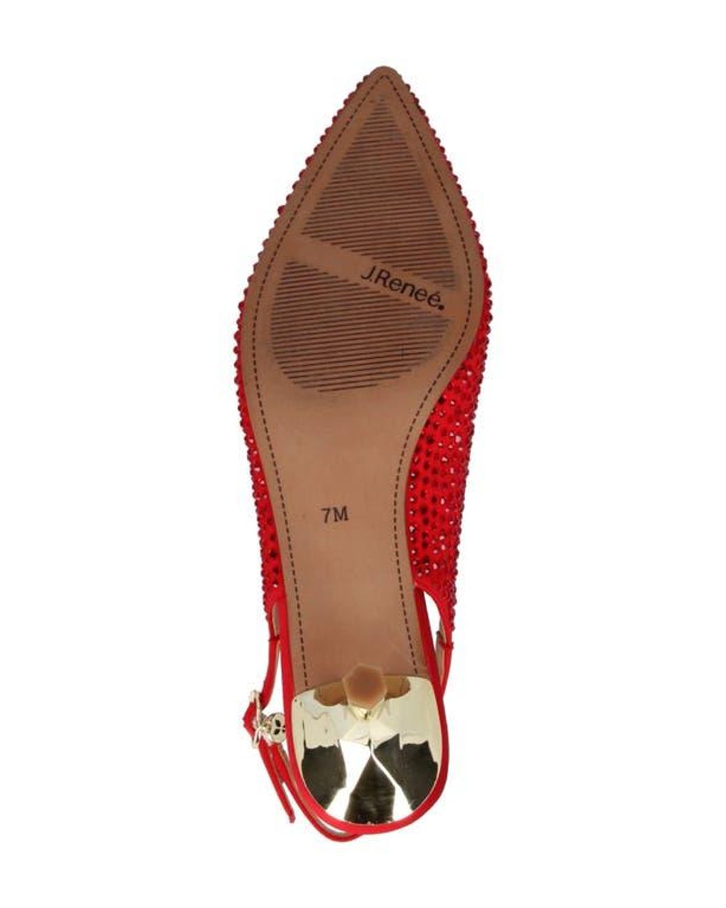 J. Reneé Ferryanne Slingback Pointed Toe Pump in Red | Lyst