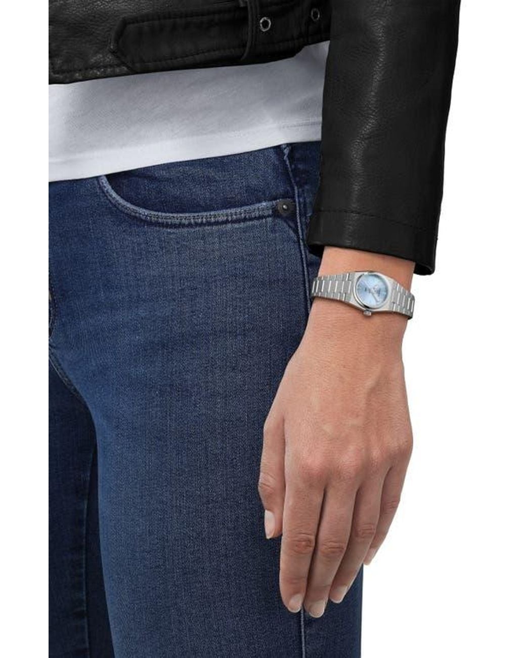 Tissot Prx Bracelet Watch, 25Mm in Gray | Lyst
