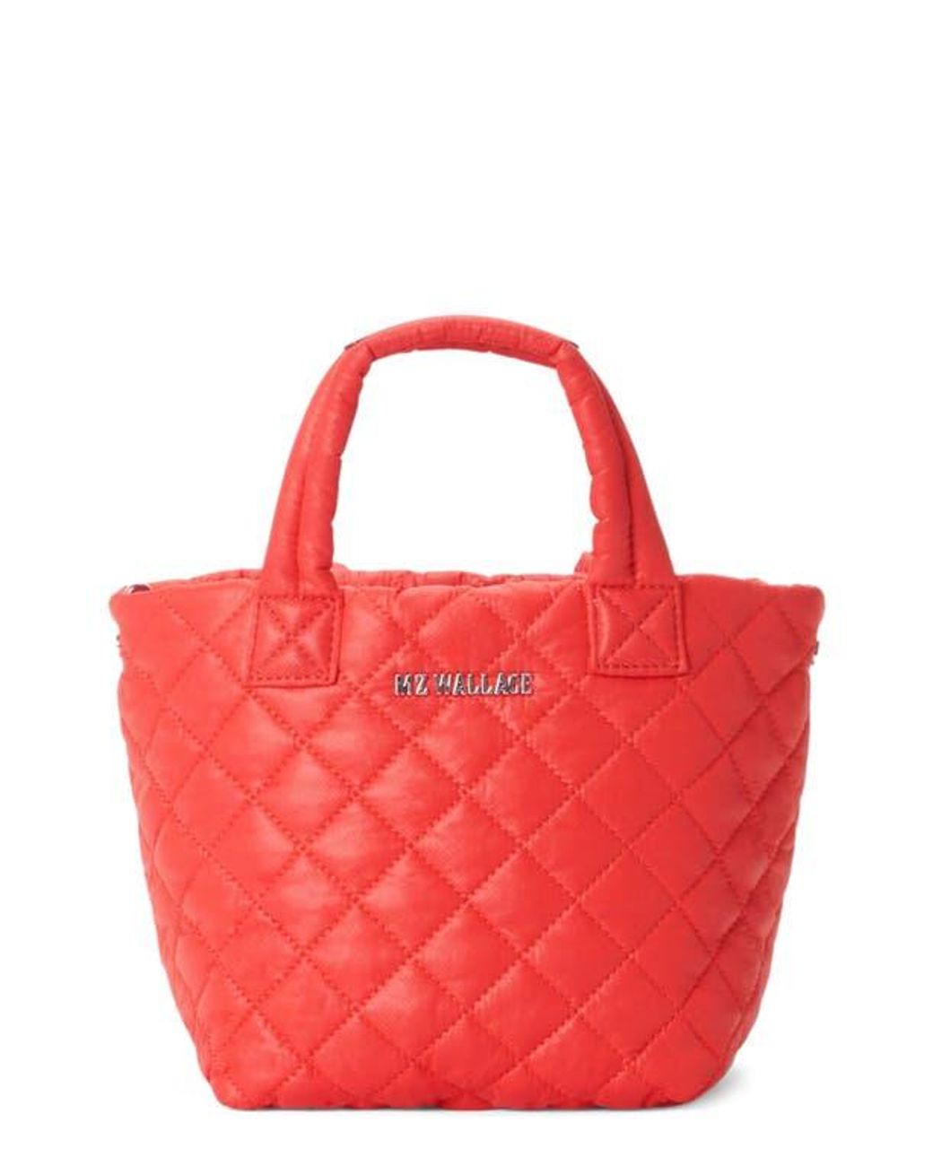 MZ Wallace Mini Metro Deluxe Sequin Tote in Red | Lyst