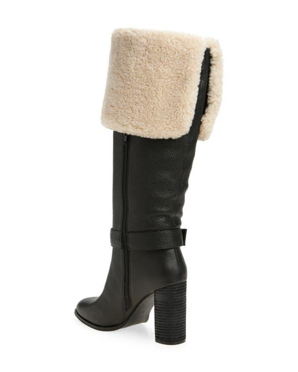 Jeffrey Campbell Nestle Knee High Boot in White | Lyst