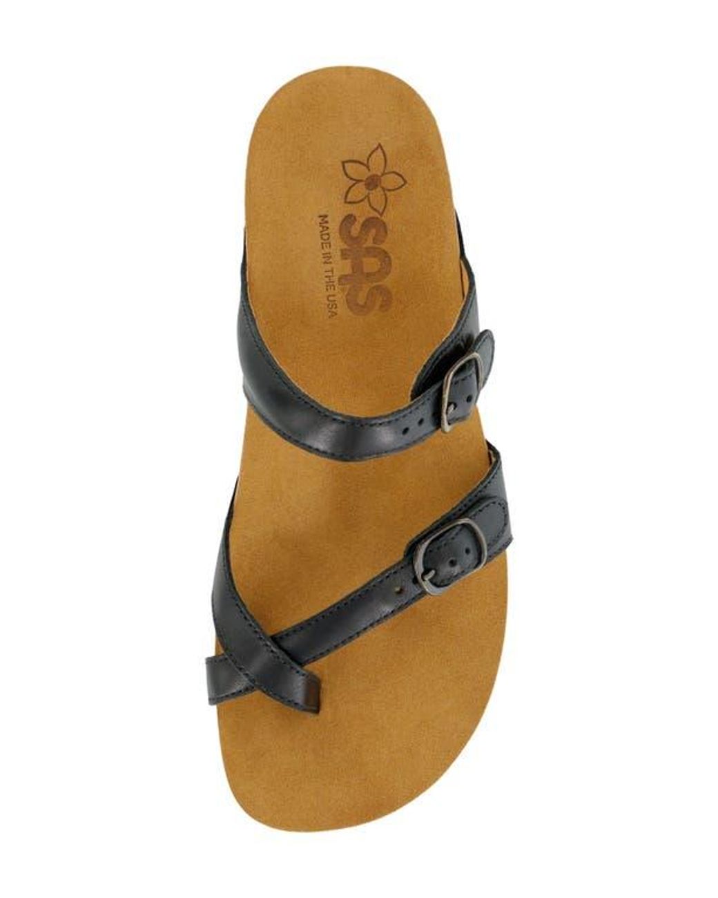 SAS Shelly Sandal in Black | Lyst