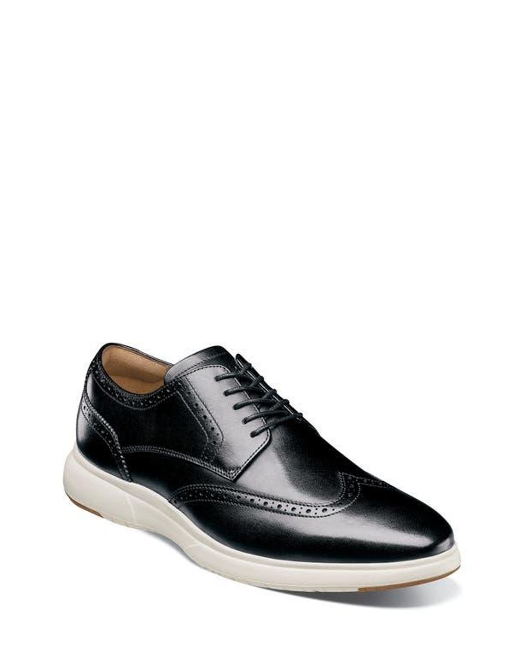 Florsheim Dash Wingtip Derby in Black for Men | Lyst