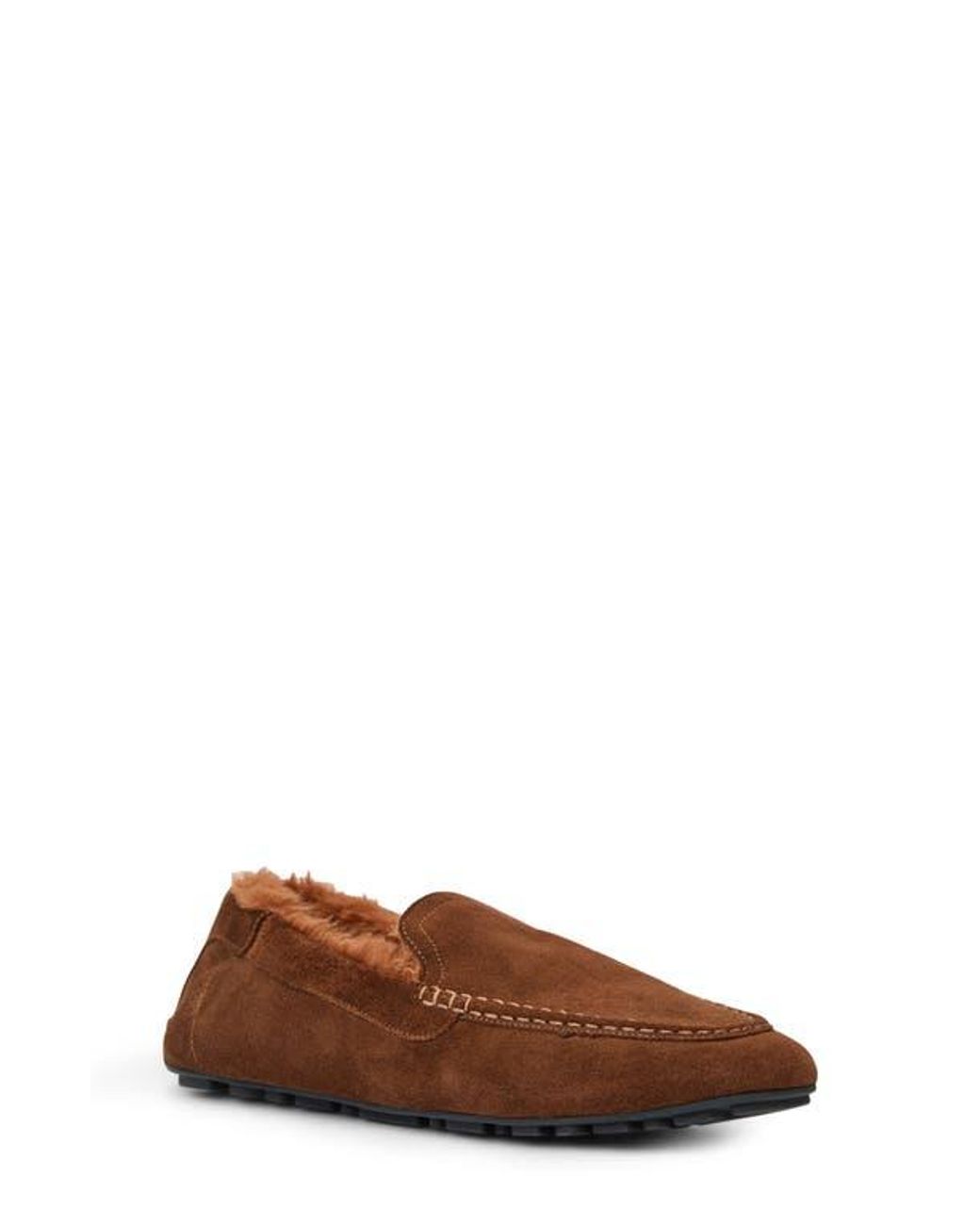 Aquatalia Qalista Weatherproof Faux Shearling Lined Driving Shoe in ...
