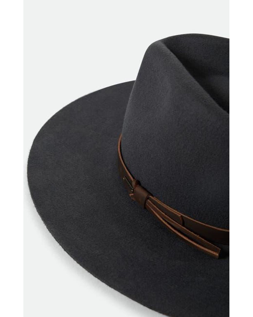 Brixton Hawkins Wool Cowboy Hat in Black for Men | Lyst