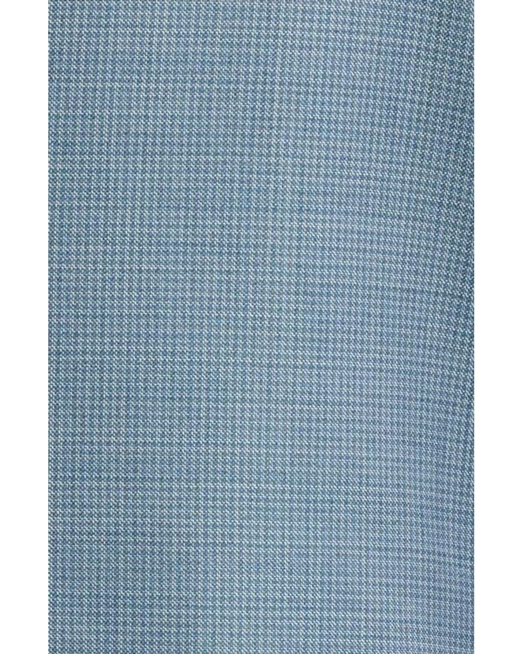 Jack Victor Esprit Microcheck Wool Suit in Blue for Men | Lyst
