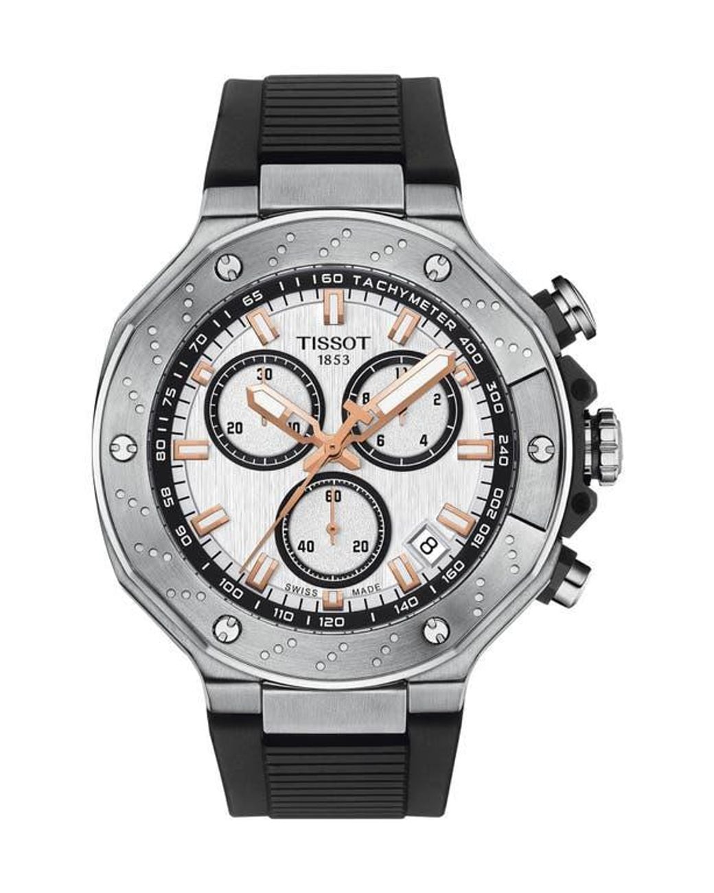Tissot T-race Chronograph Watch in Gray for Men | Lyst