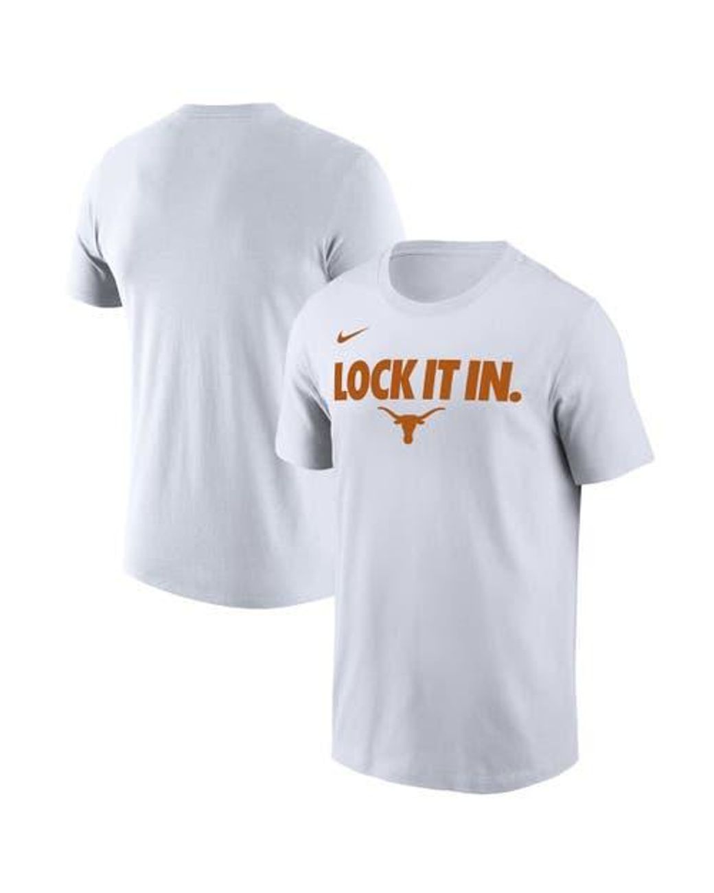 Nike Texas Longhorns 2026 On-Court Bench T-Shirt in White for Men | Lyst