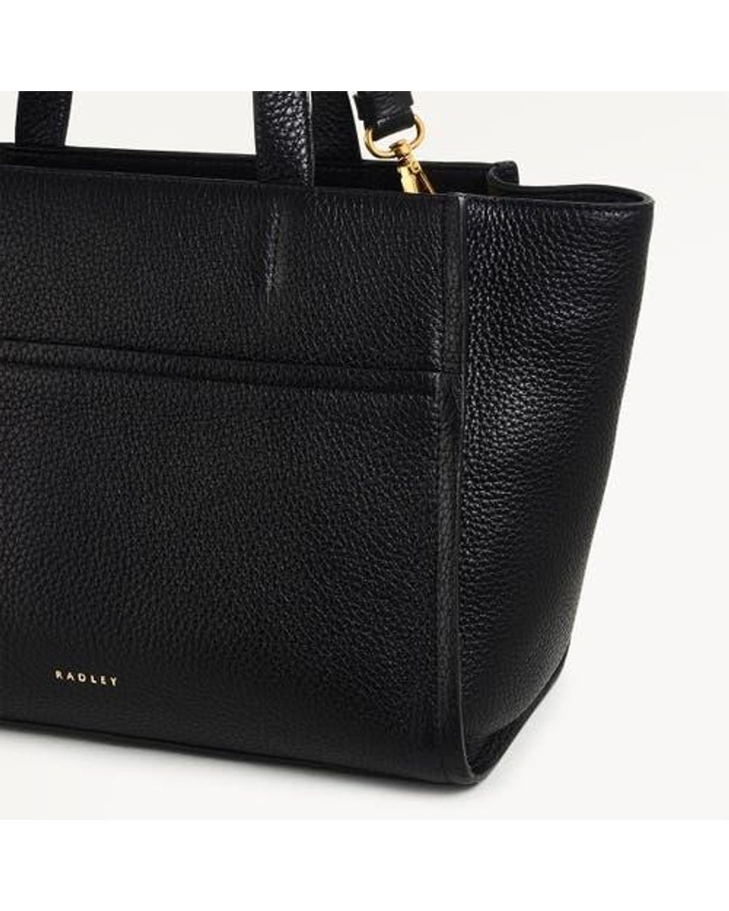 Radley Oak Street Ziptop Satchel Bag in Black | Lyst