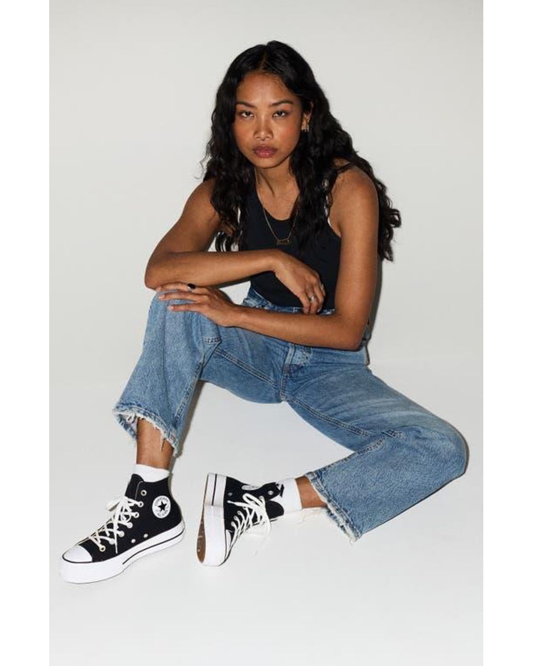 Converse Chuck Taylor All Star Lift High Top Platform Sneaker in White ...