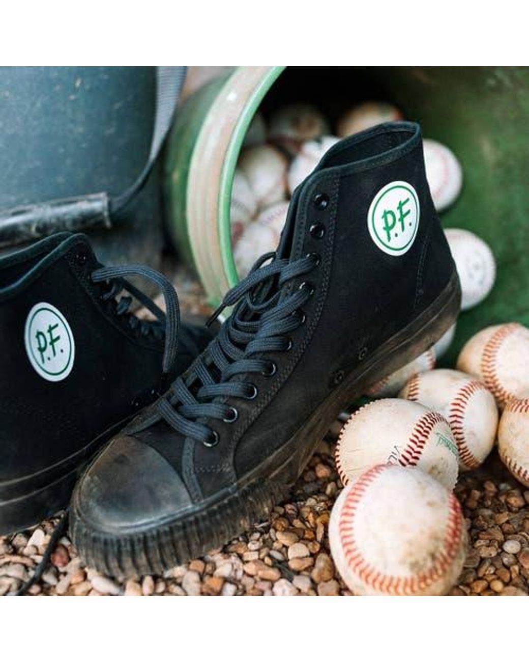 PF Flyers Center High-Top Sneaker in Black | Lyst