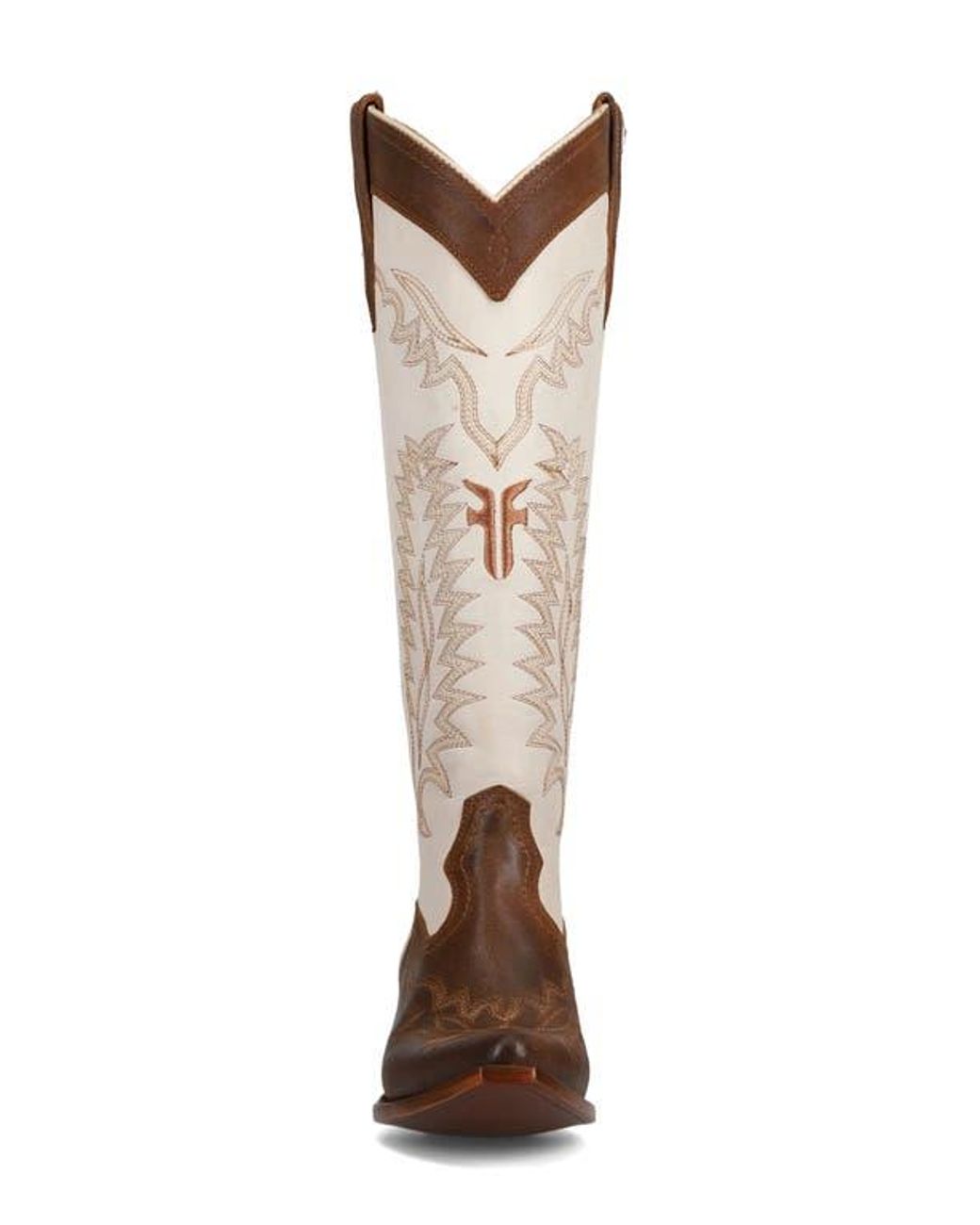 Frye Sacha Knee High Western Boot in Brown | Lyst
