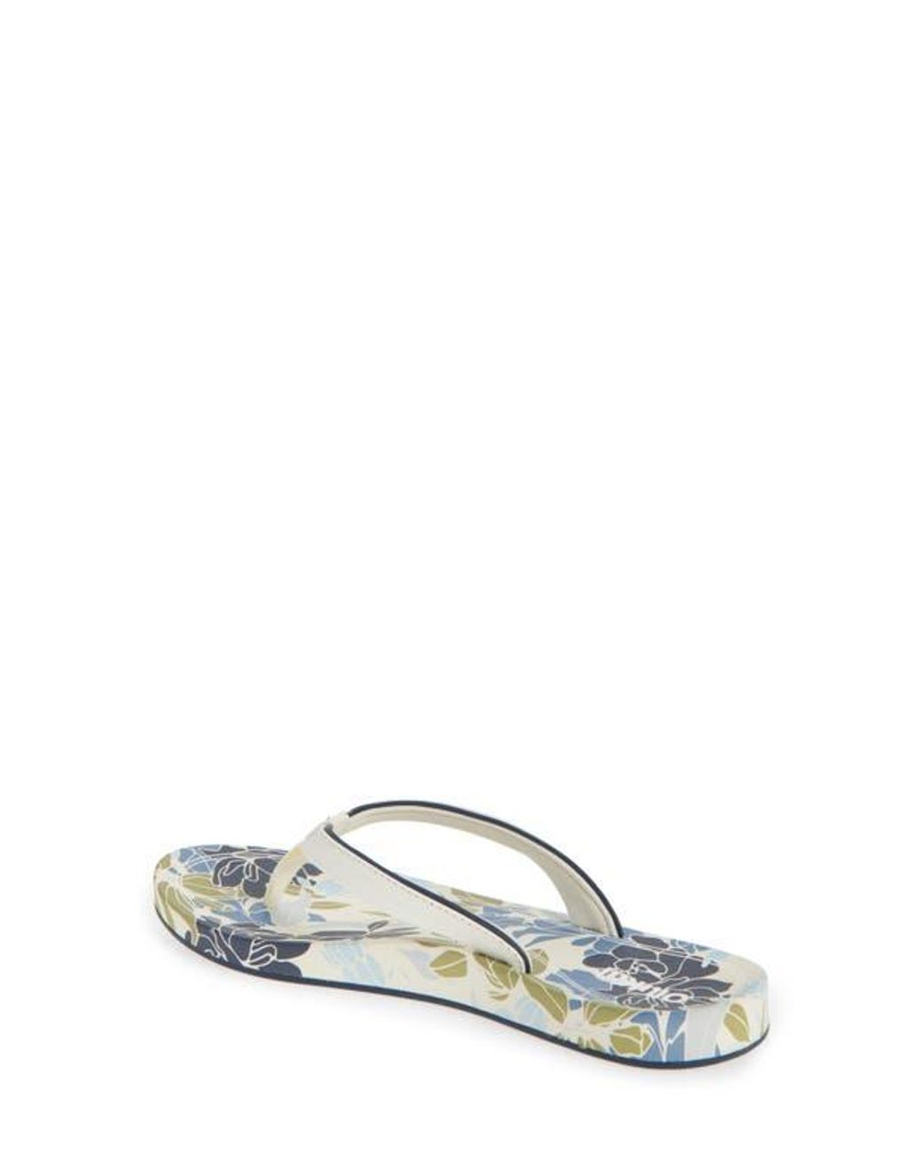 Olukai Uiki Water Resistant Flip Flop in White | Lyst