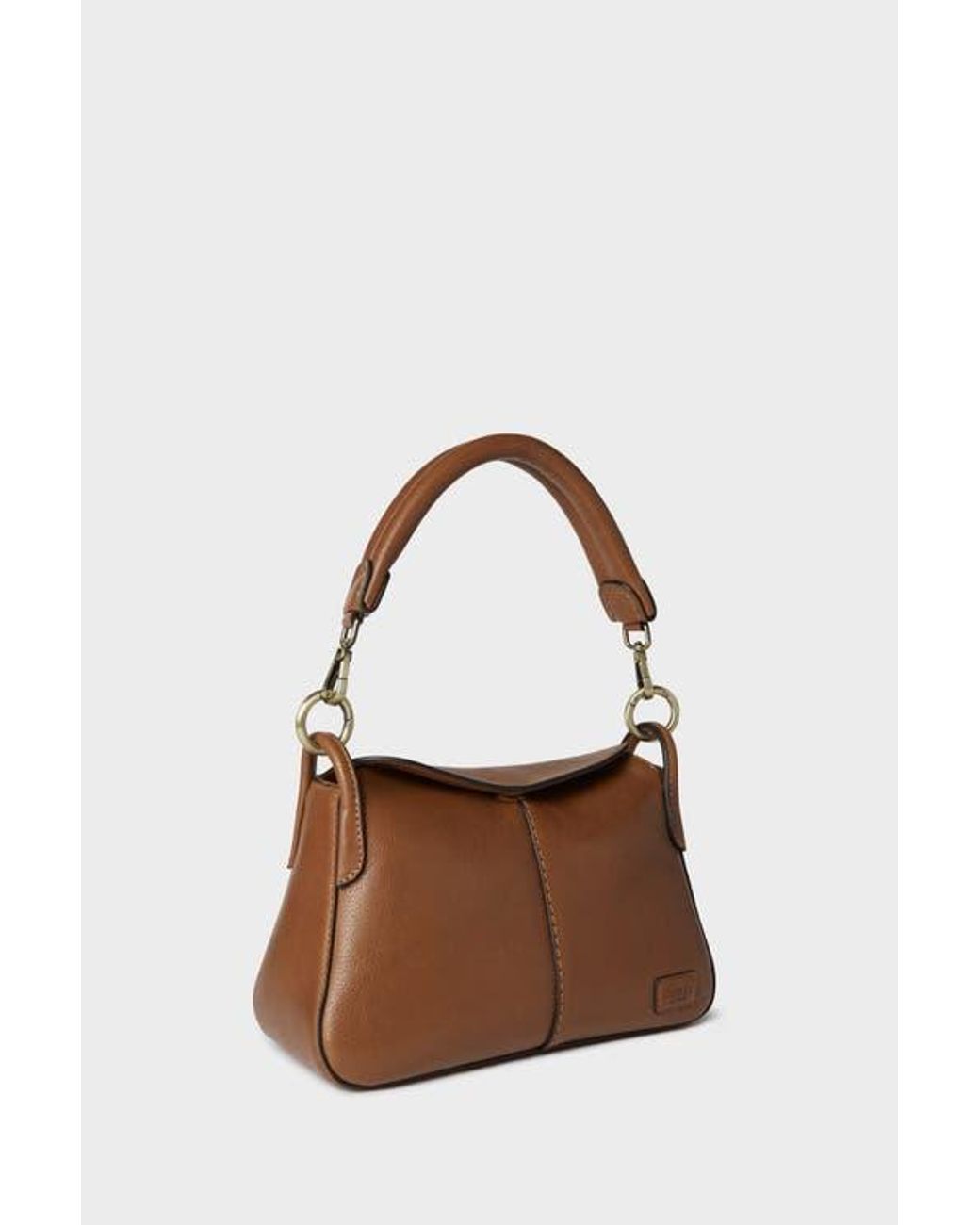 Osprey The Oxford Small Leather Shoulder Bag in Brown | Lyst
