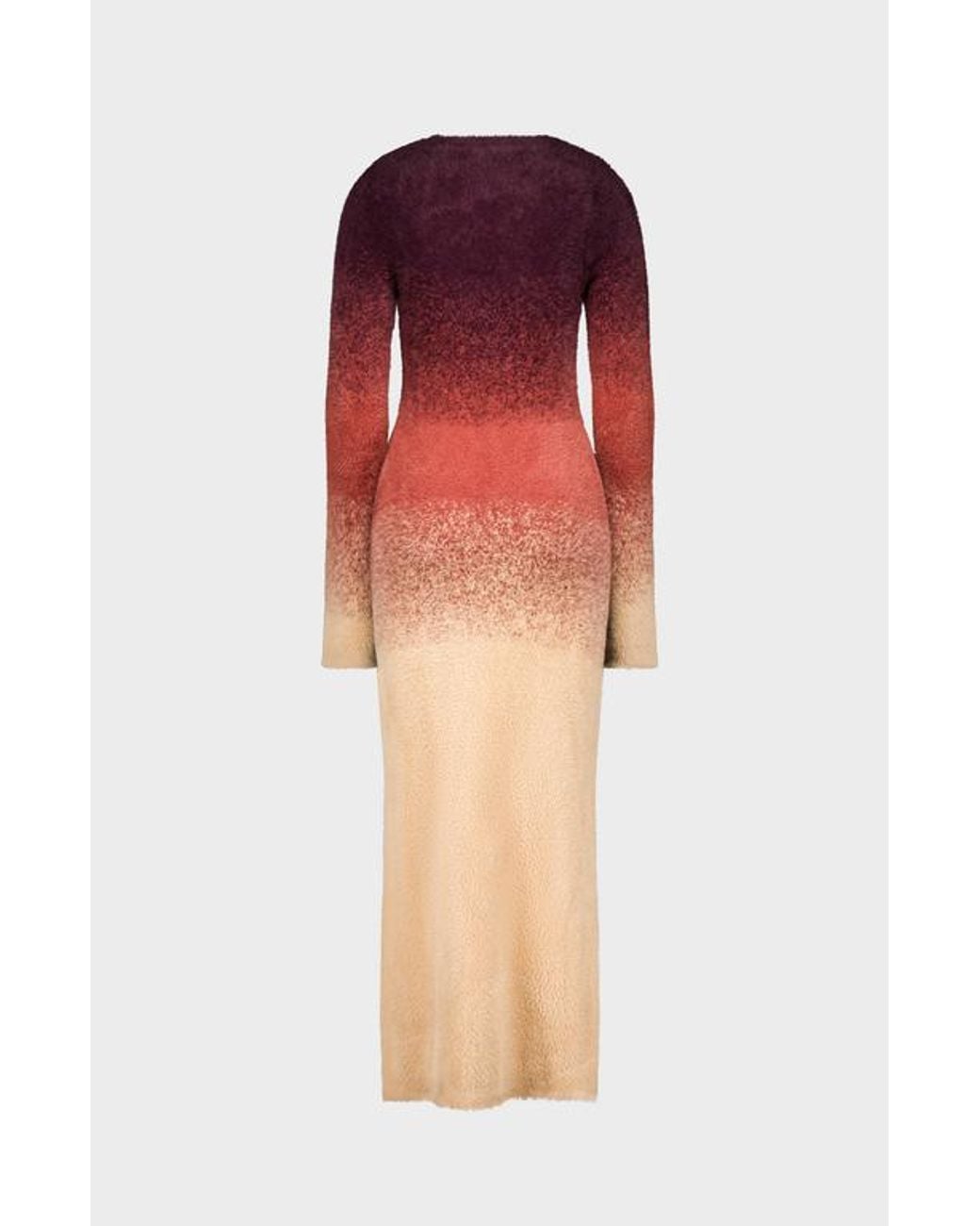 Saemdi Gradient Knit Dress in Red | Lyst