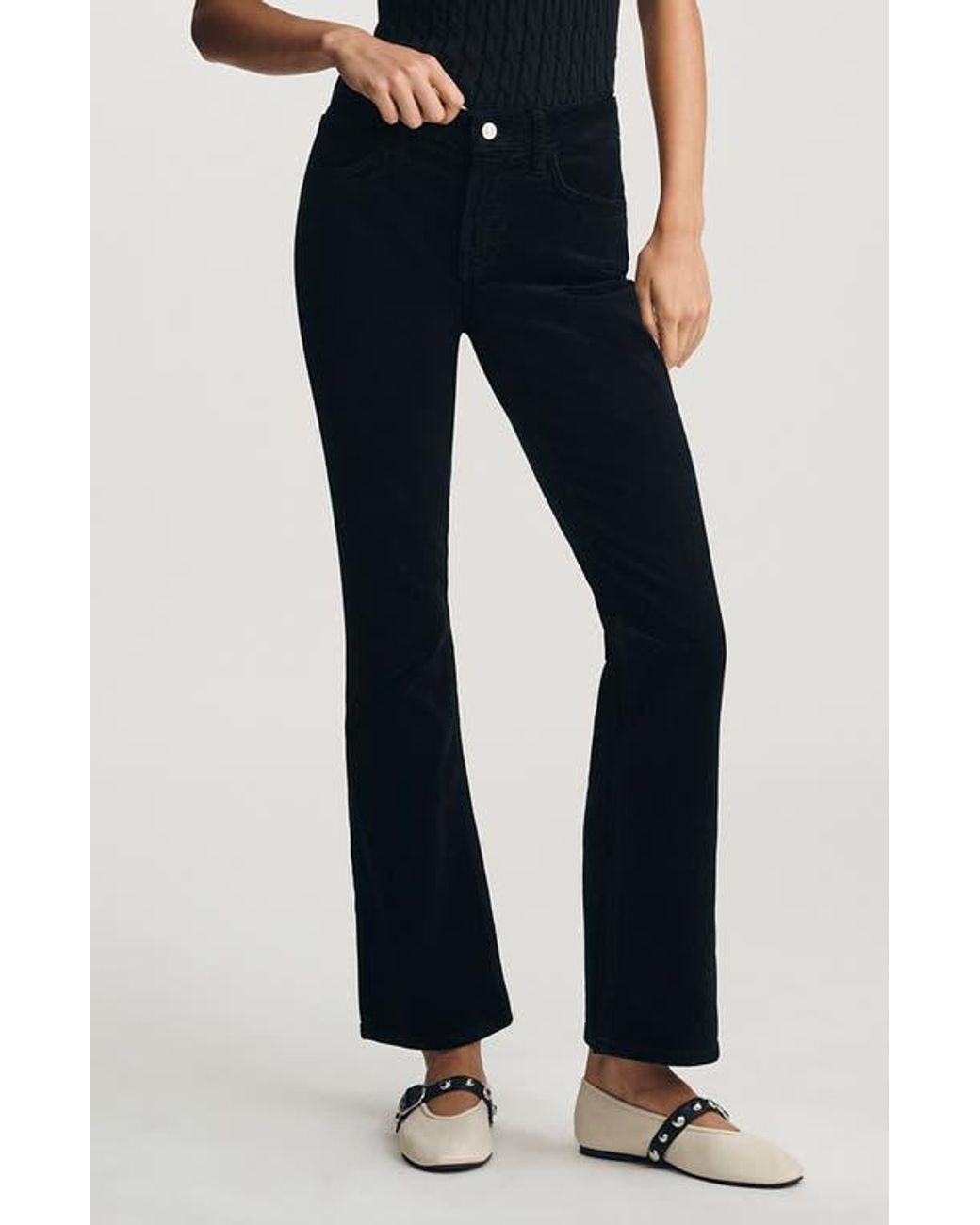 Mavi Molly Mid Rise Corduroy Bootcut Jeans in Blue | Lyst