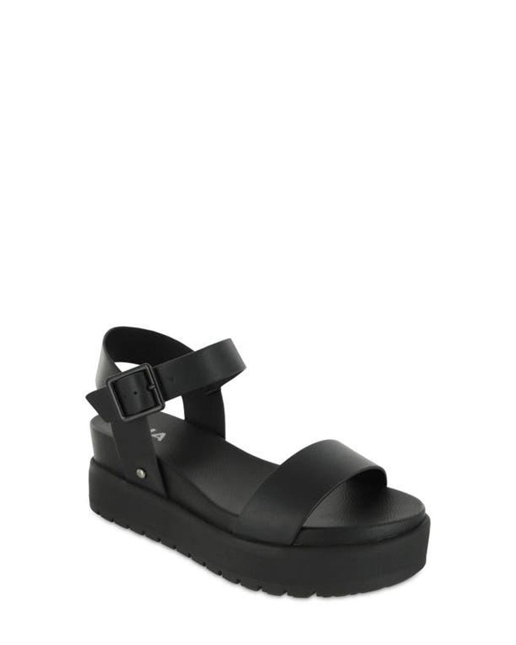 MIA Kayci Platform Sandal in Black | Lyst