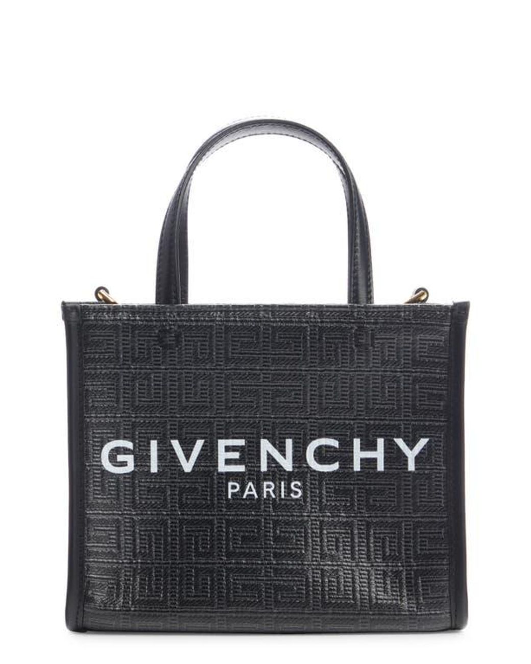 Givenchy Mini G-Tote Canvas Tote in Black | Lyst