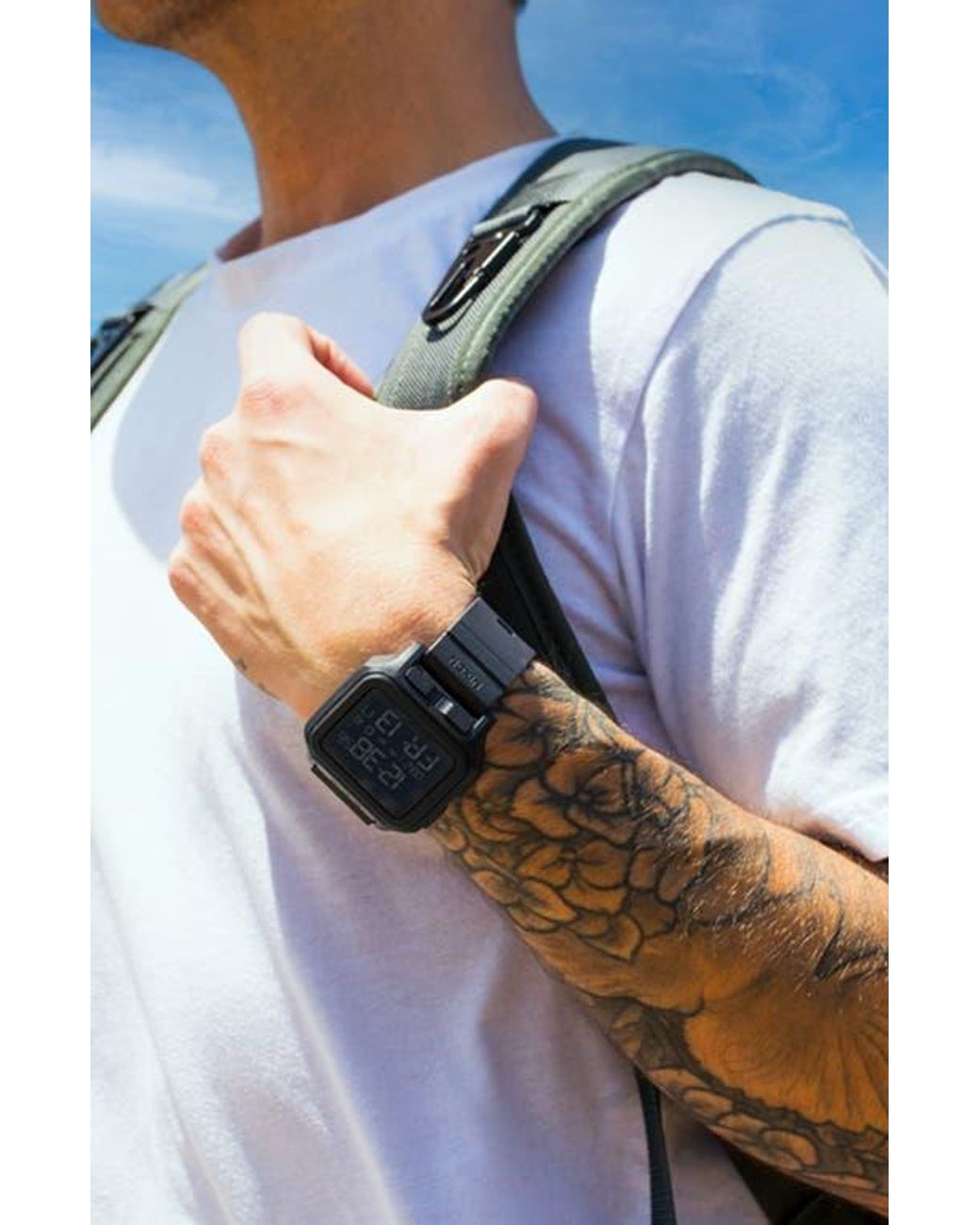 Nixon Regulus Mk-1 Digital Rubber Strap Watch, 44.5Mm in Black for Men ...