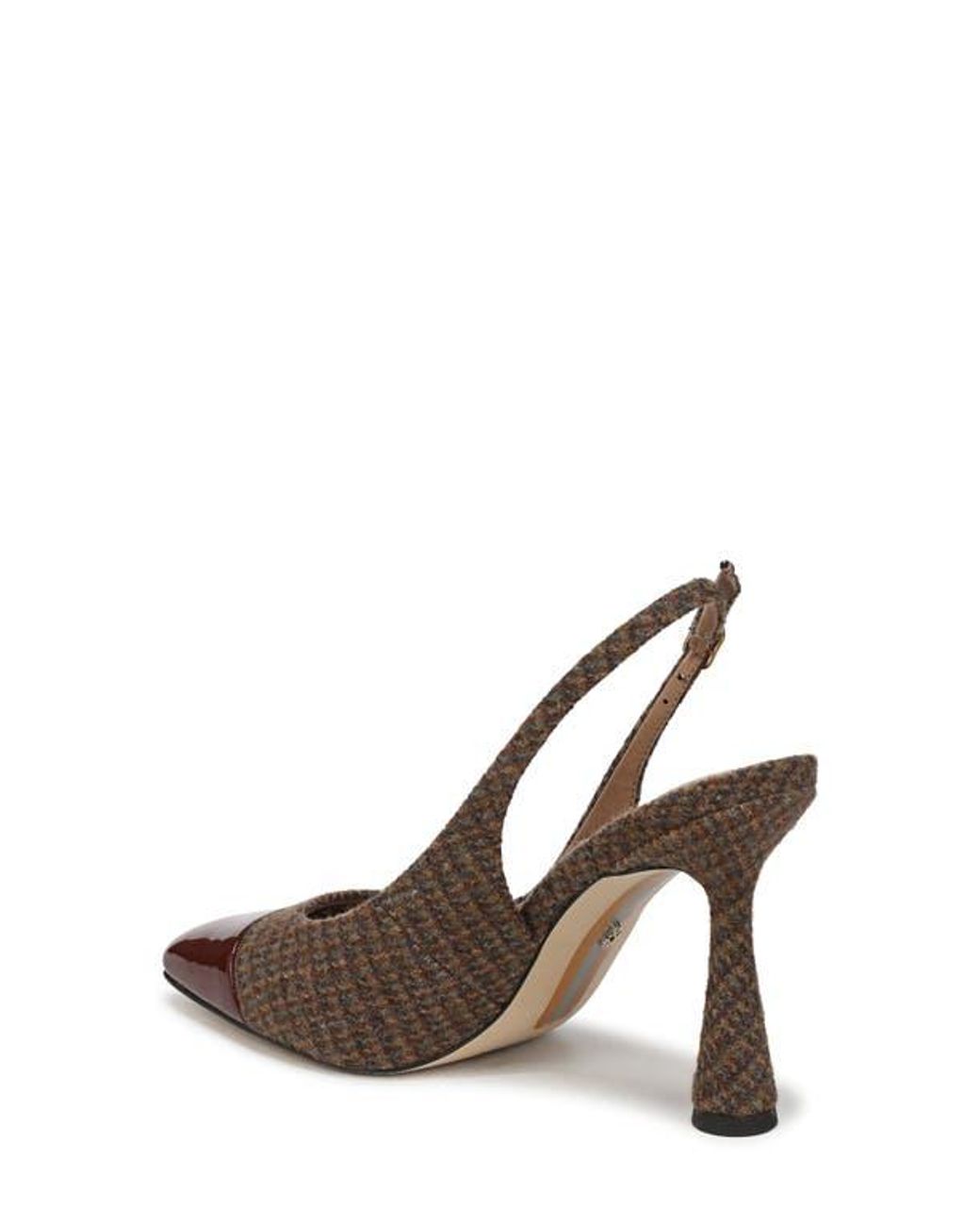 Sam Edelman Essa Slingback Pump in Brown | Lyst