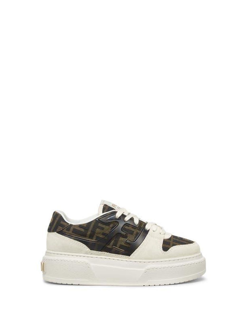 Fendi Match Platform Sneaker in Gray | Lyst