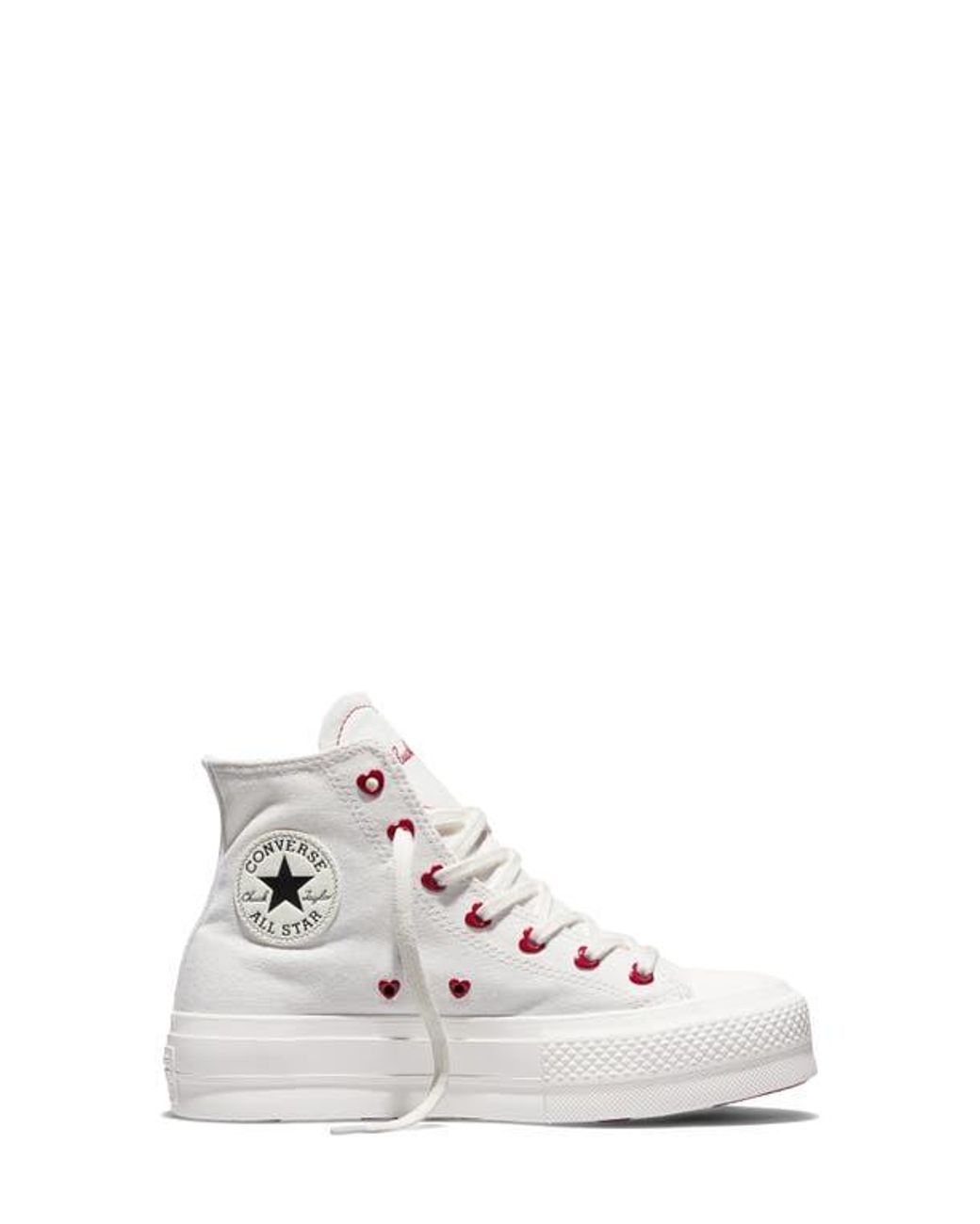 Converse Chuck Taylor All Star Lift Oxford Sneaker in White | Lyst