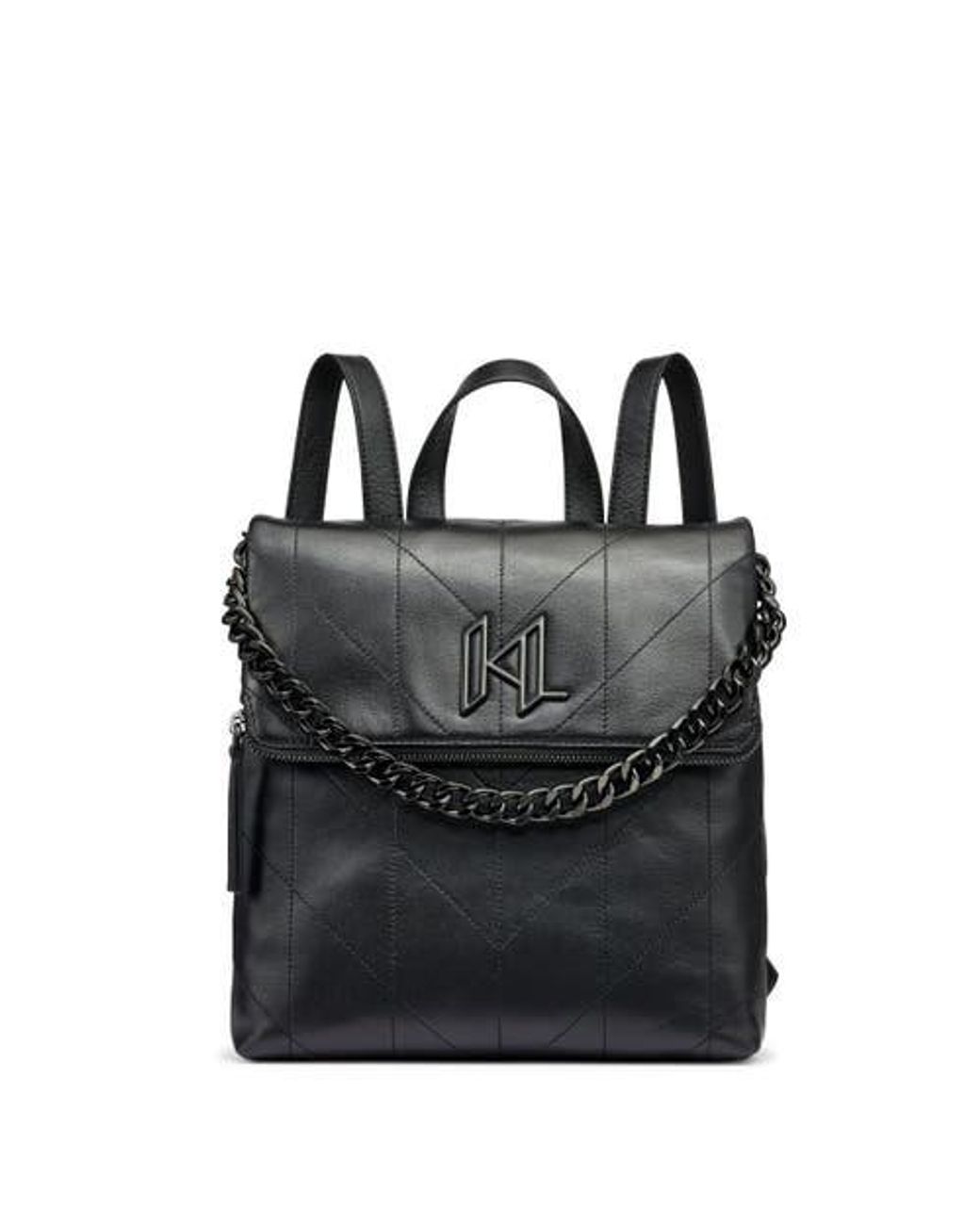 KARL LAGERFELD Lavende Backpack in Black | Lyst