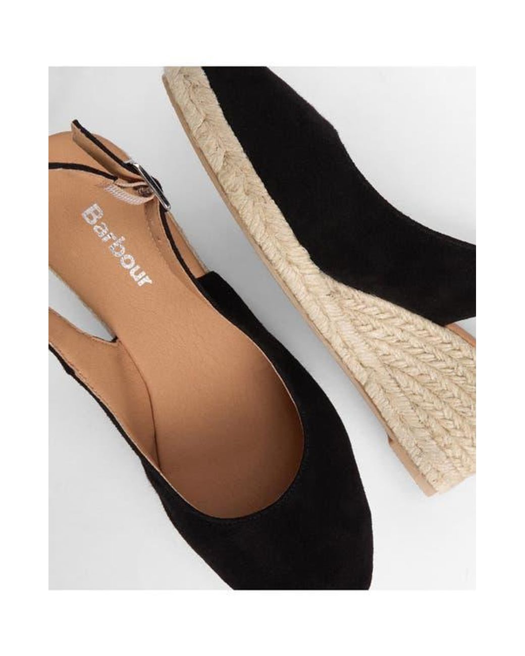 Barbour Hazel Slingback Espadrille Wedge Sandal | Lyst