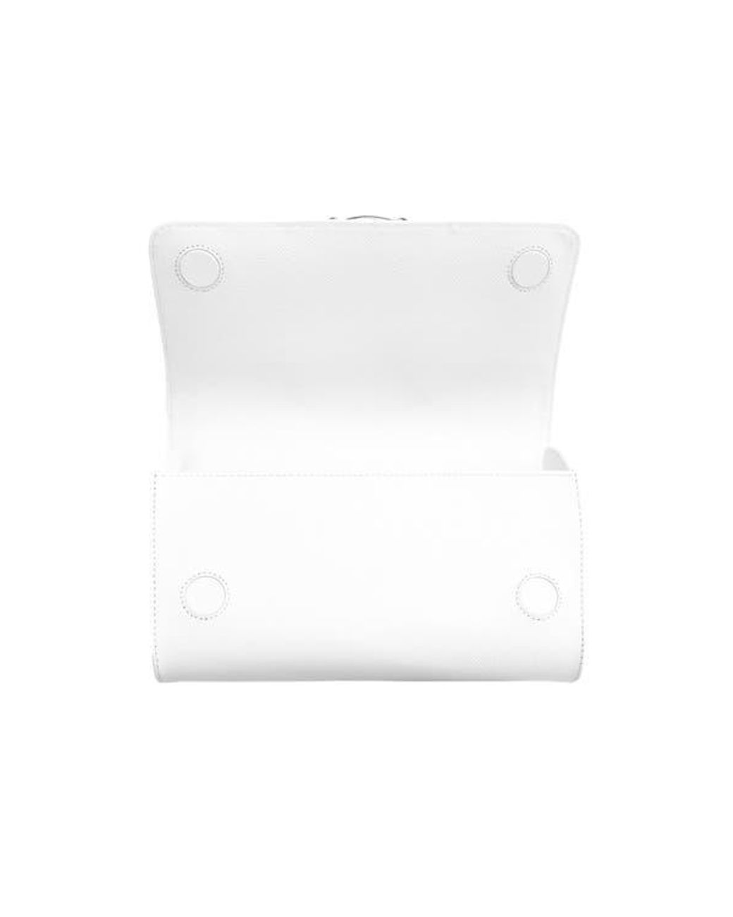 PERRIN Paris La Corsette Clutch Classic in Gray | Lyst