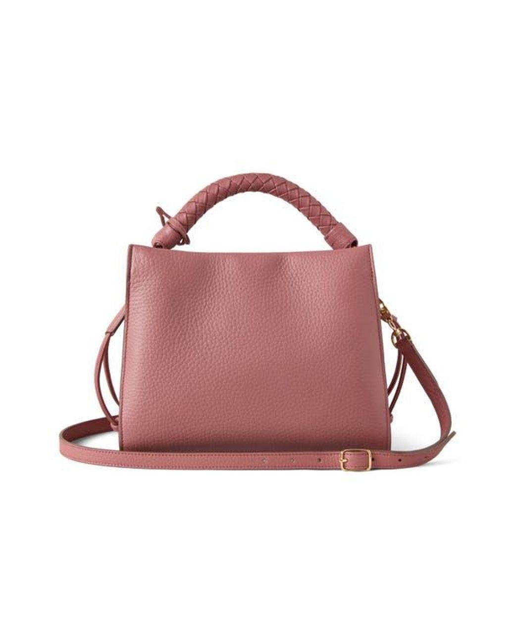Mulberry Small Iris Leather Top Handle Bag in Pink | Lyst