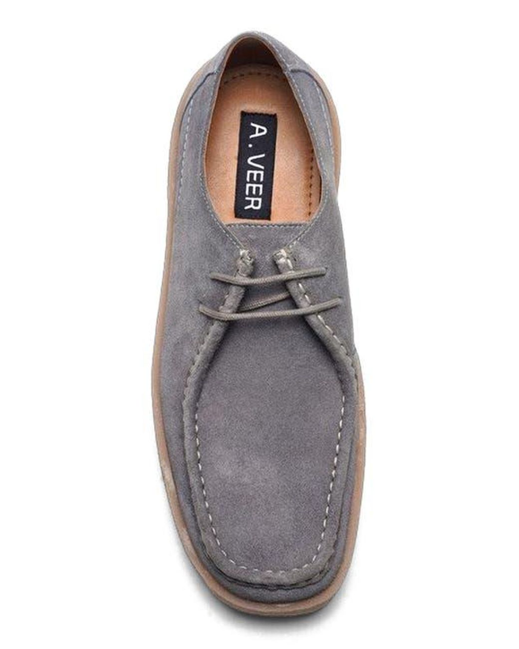 A. Veer Mason Moc Derby in Gray for Men | Lyst
