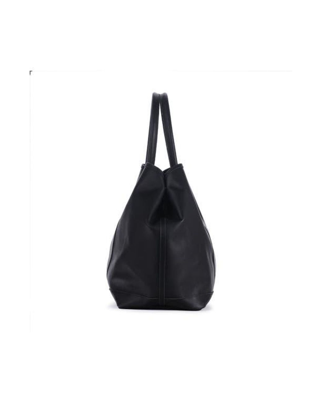 EZRA ARTHUR Audrey American Steer Leather Xl Tote Bag in Black | Lyst