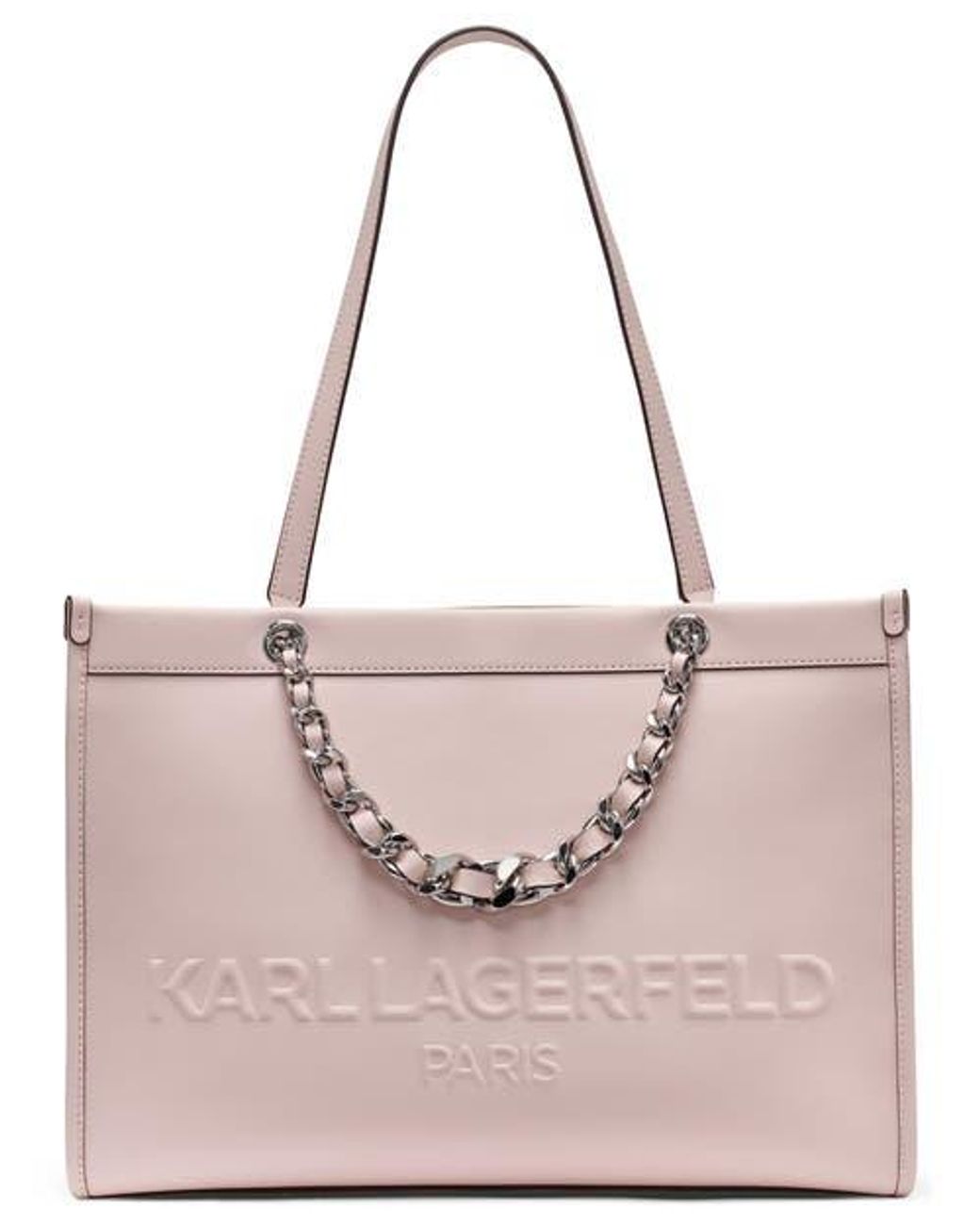 KARL LAGERFELD Savoie Tote in Pink | Lyst