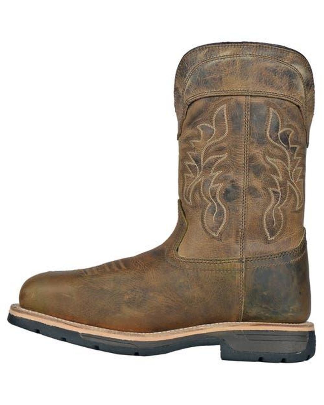 Hoss Boot Company Hoss Brisbee Distressed Composite Toe Work Boot in ...