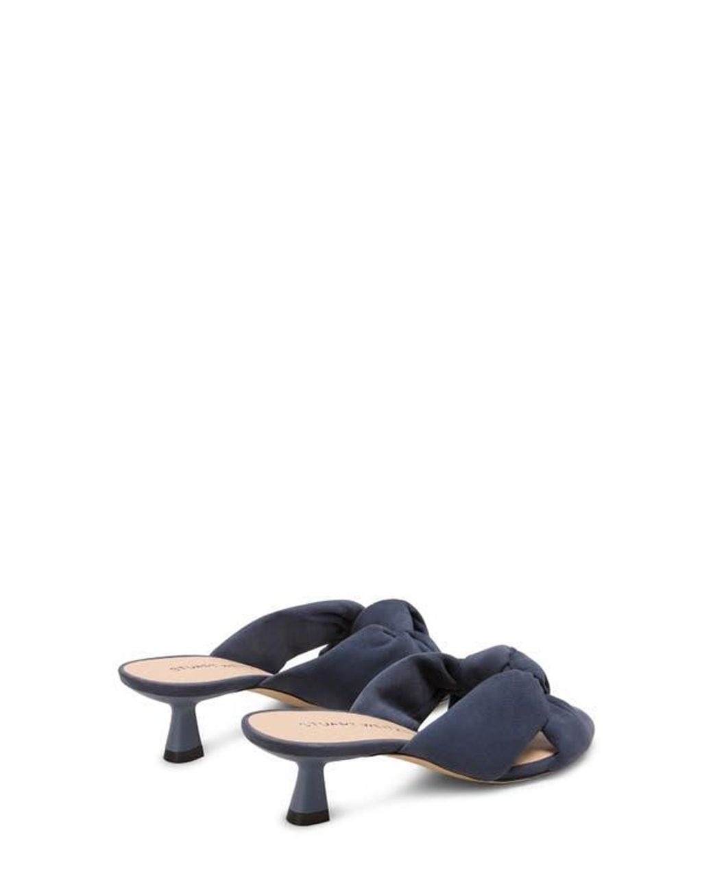 Stuart Weitzman Soplaya Slide 50 Sandal in Blue | Lyst