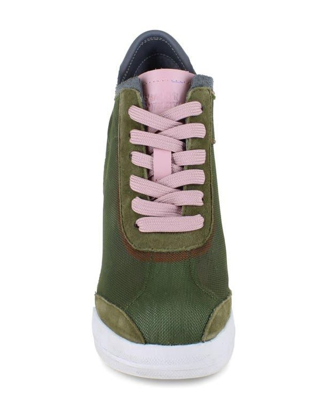 Zigi Sneaker Platform Pump in Green | Lyst