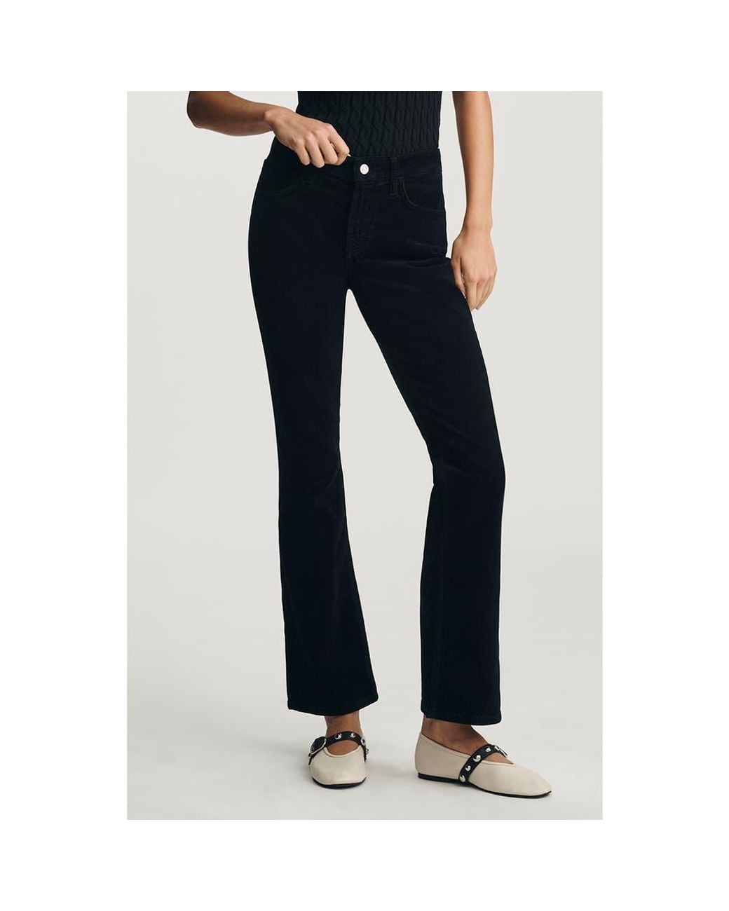 Mavi Molly Mid Rise Corduroy Bootcut Jeans in Blue | Lyst