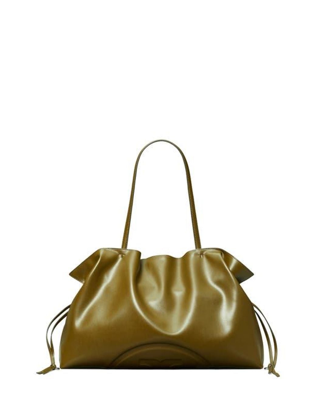 Tory Burch Ella Natuura Drawstring Tote in Green | Lyst