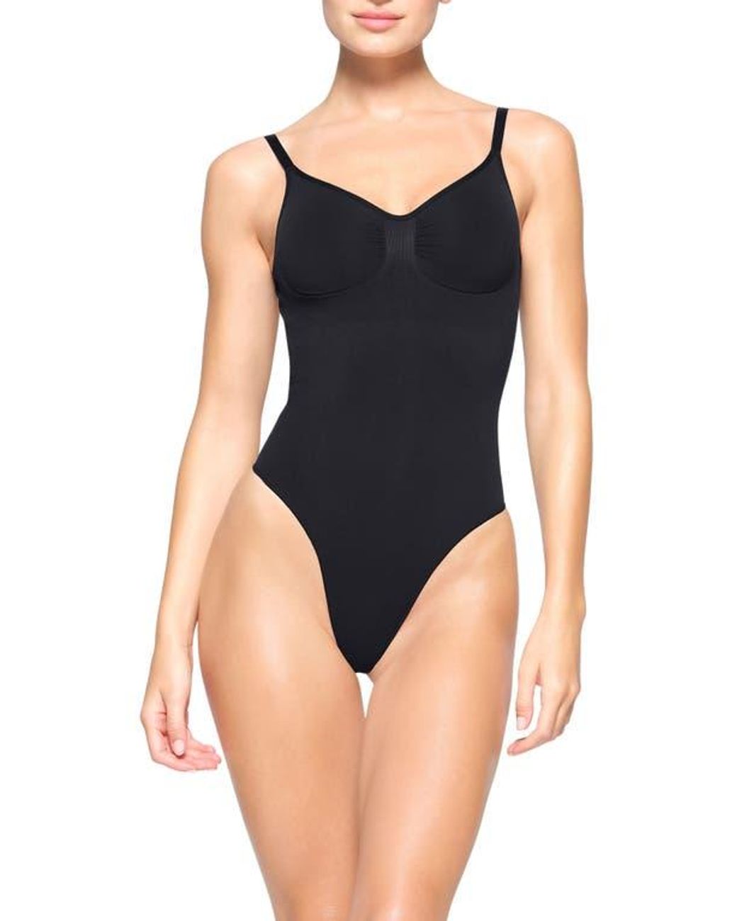 Seamless Sculpt Low Back Thong Bodysuit